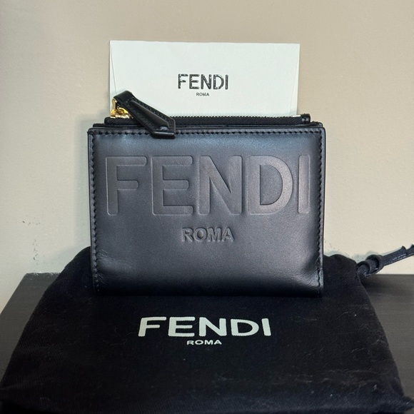 Fendi | Bags | Rare Fendi Micro Roma Bifold Wallet | Poshmark
